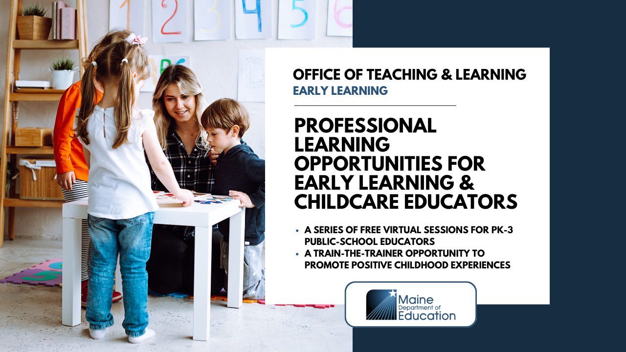 Selection of Fall & Winter Professional Learning Opportunities for ...