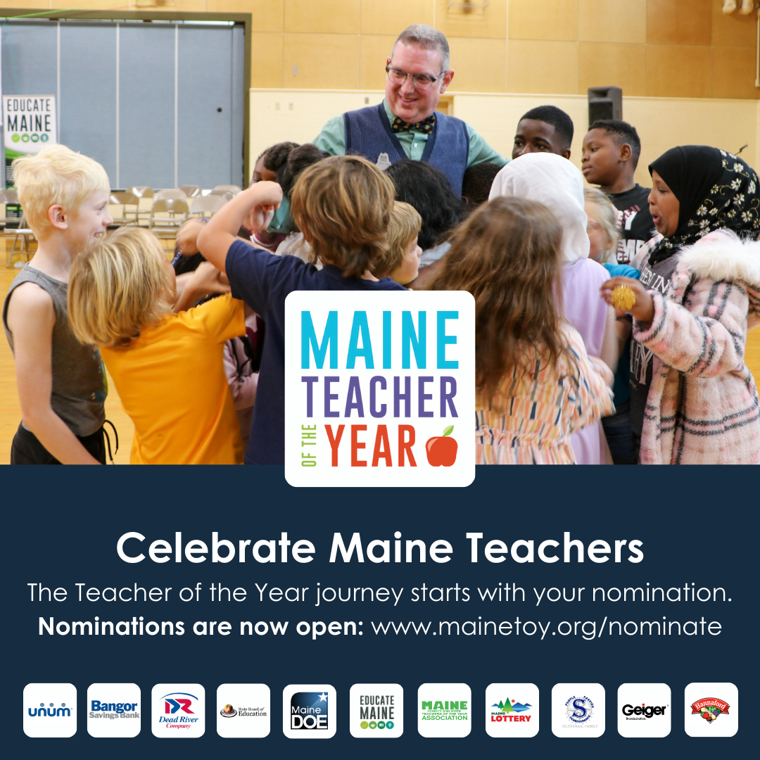 Media Release: Honor Maine Teachers – Nominations Open for Maine ...