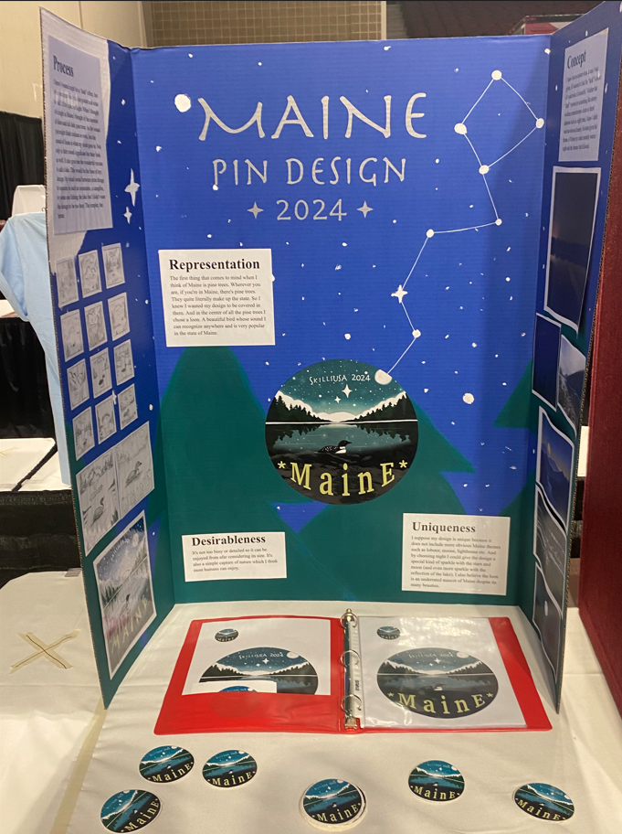 Student Pin Design Work – Maine DOE Newsroom