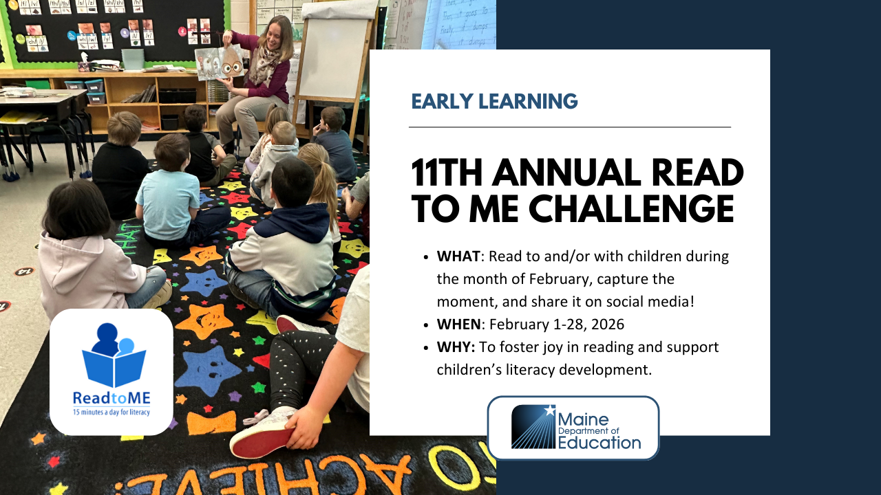 Get Ready for the 11th Annual Read to ME Challenge in February! – Maine ...